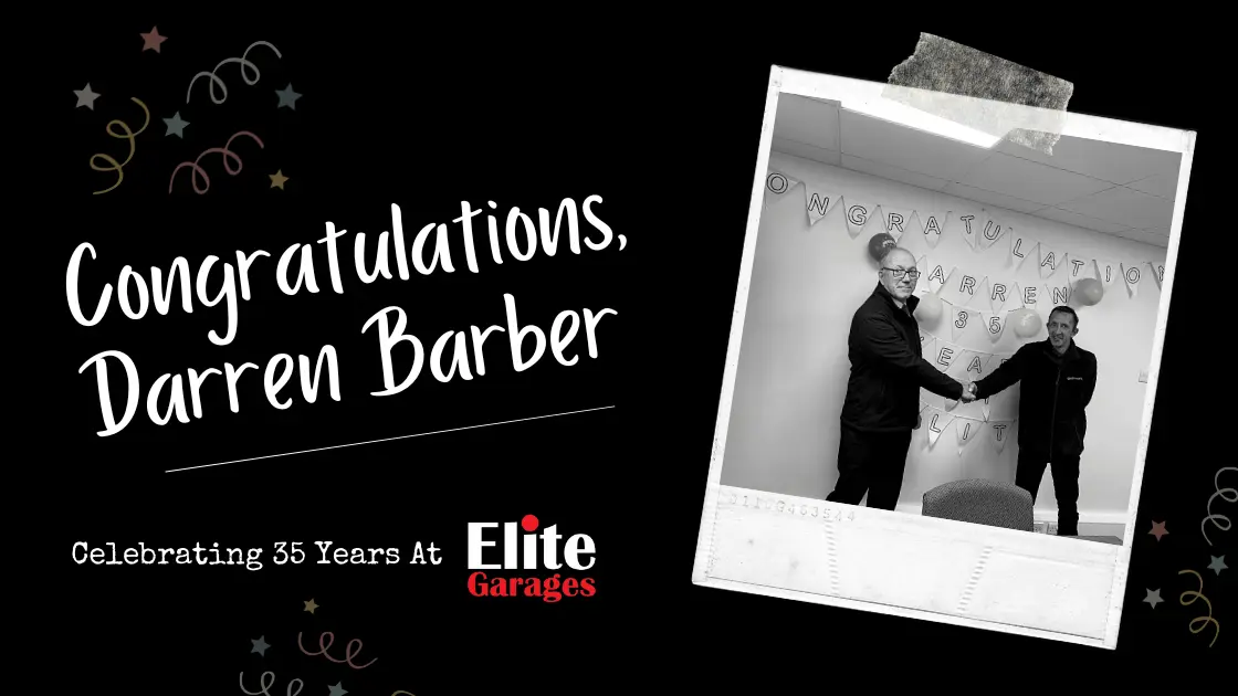 ELITE GARAGES CELEBRATES DARREN BARBER'S 35-YEAR WORK ANNIVERSARY ...